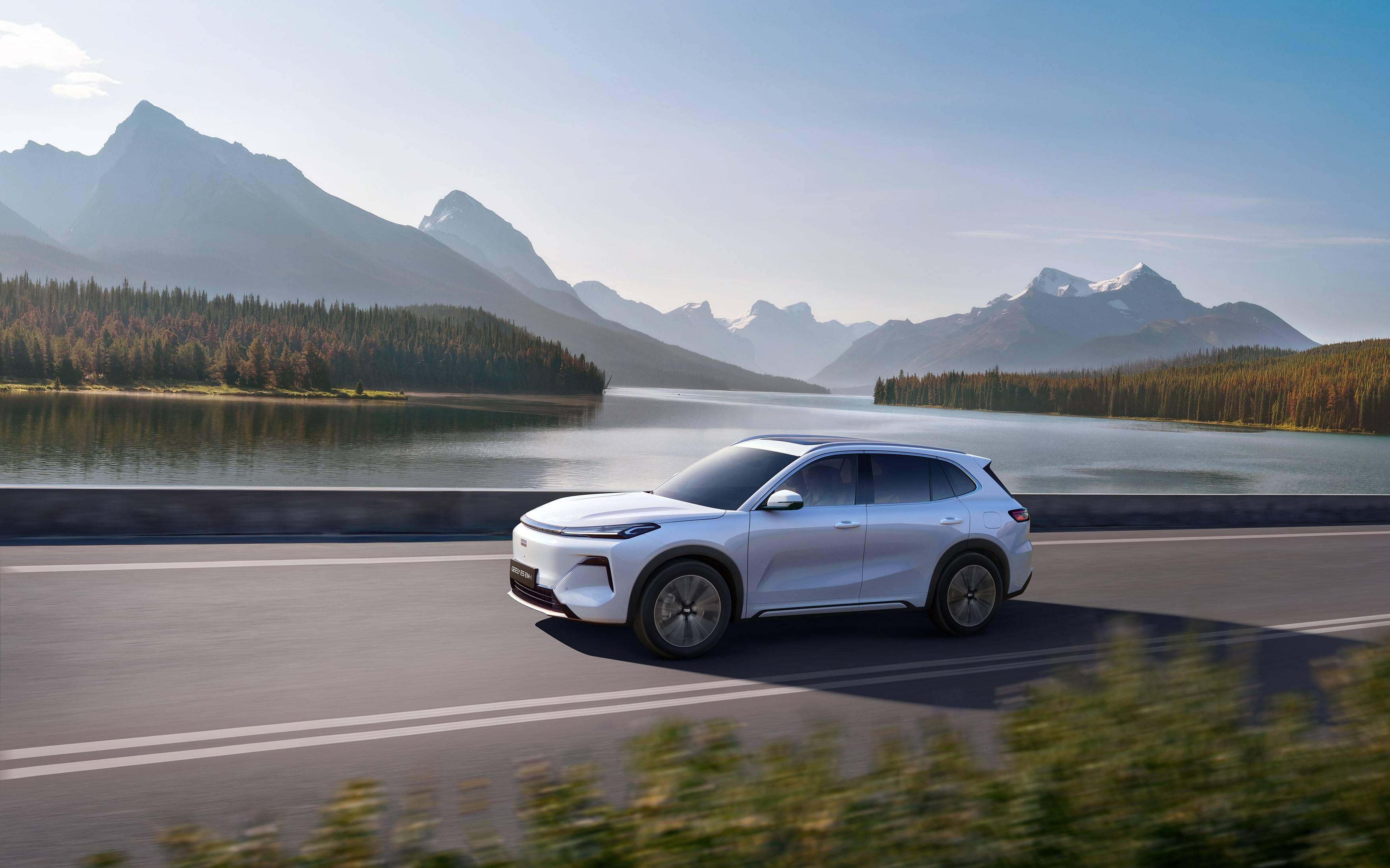 Design distinctif sur la route