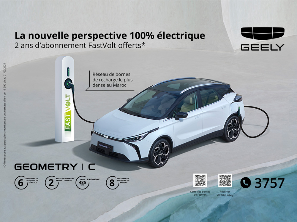 Offre promotionnelle Geely